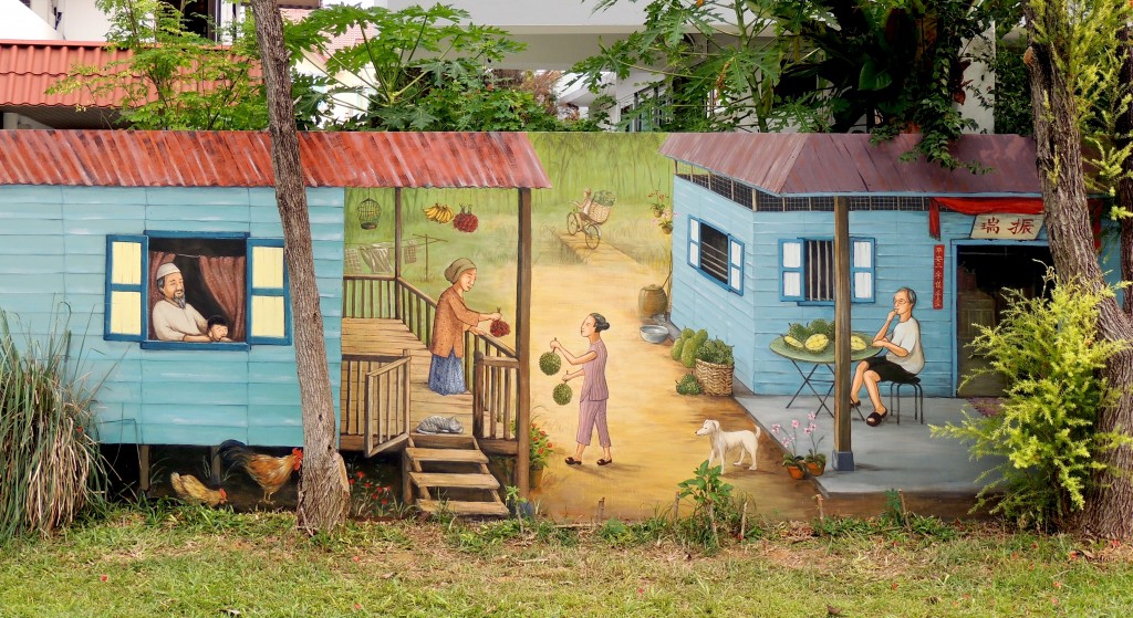 The Making of “Kampung” Mural – Art + Travel of YC